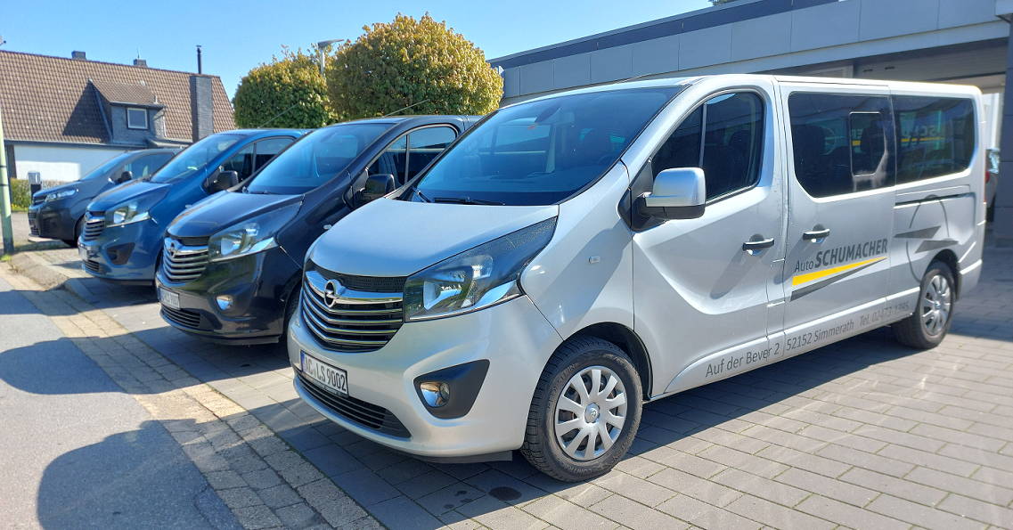 Minibusvermietung 9-Sitzer: Auto Schumacher